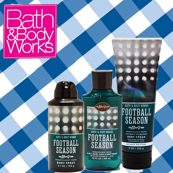Bath & Body Works | Grooming | Bath Body Works Mens 3pc Football Season ...